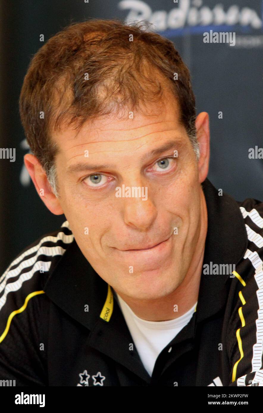 09.10.2013., Croatia, Split - Slaven Bilic, coach of Besiktas, landed ...