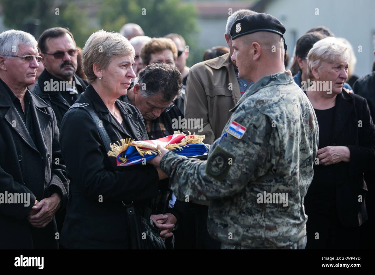 Croatia war funeral hi-res stock photography and images - Alamy