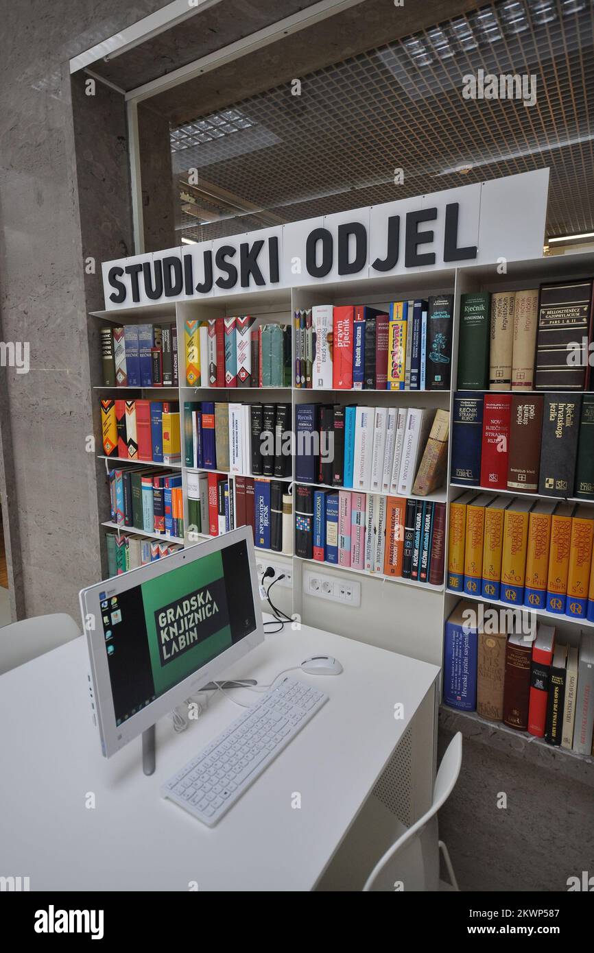 15.10.2013., Labin, Croatia - On the occasion of Croatian Book Month in ...