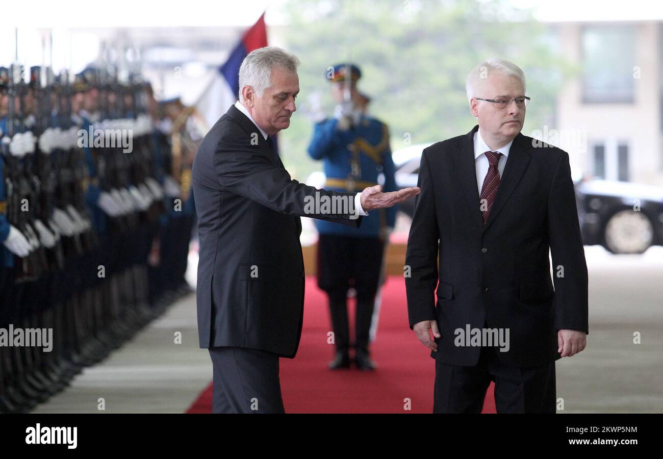 16.10.2013., Belgrade, Serbia - First official visit of Croatian ...