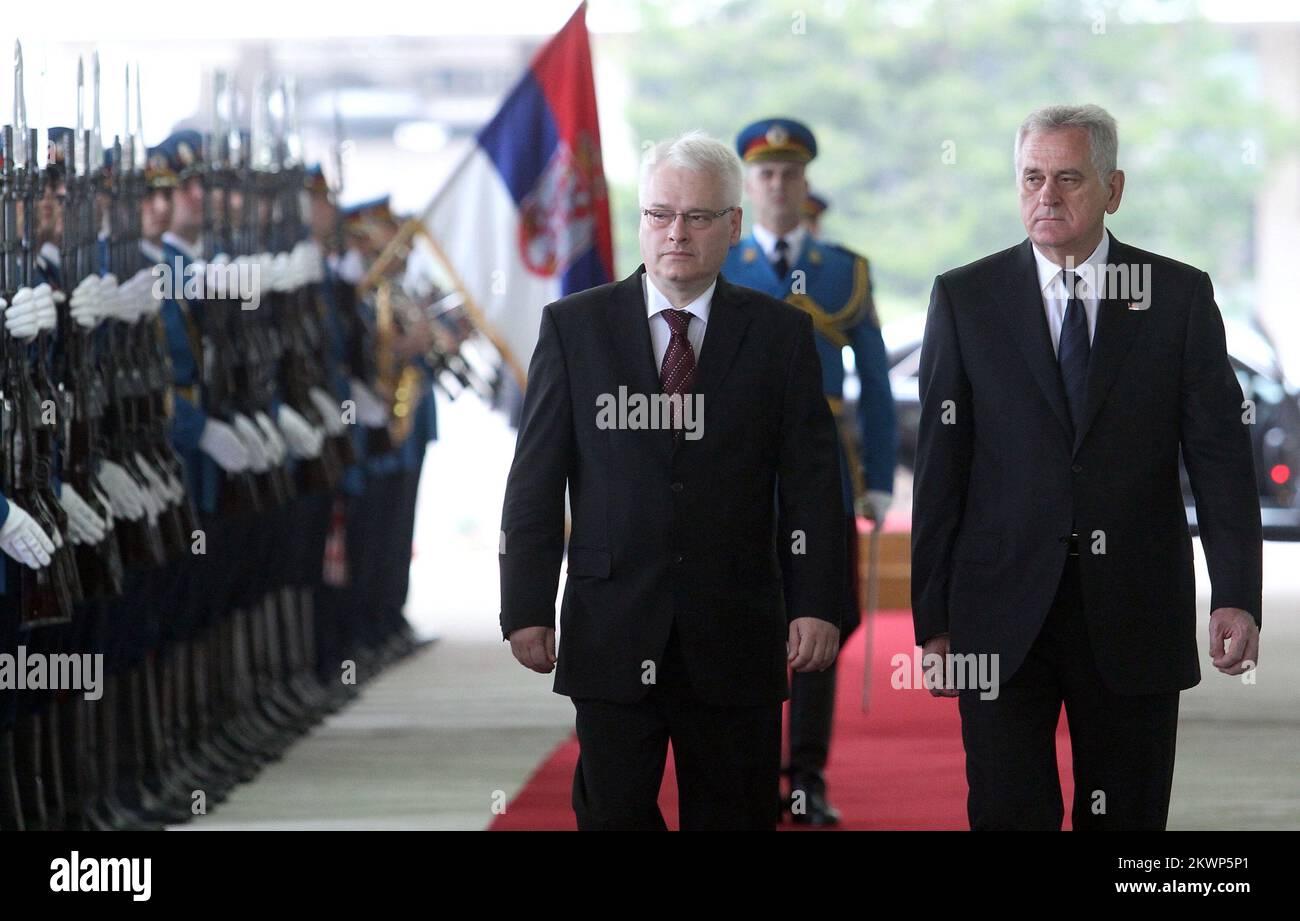 16.10.2013., Belgrade, Serbia - First official visit of Croatian ...