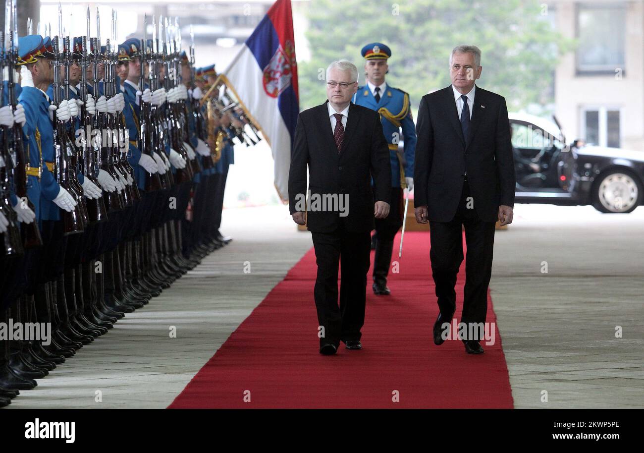 16.10.2013., Belgrade, Serbia - First official visit of Croatian ...