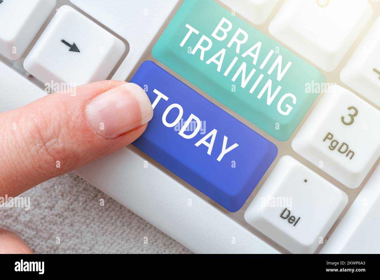 Writing displaying text Brain Training, Business approach mental ...
