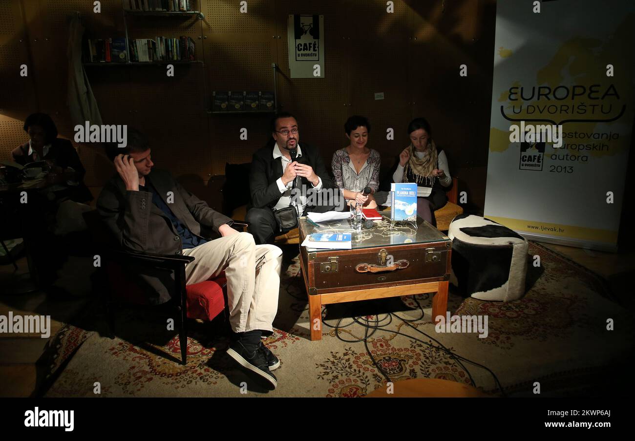 17.10.2013., Zagreb, Croatia - Turkish journalist and writer Ece ...