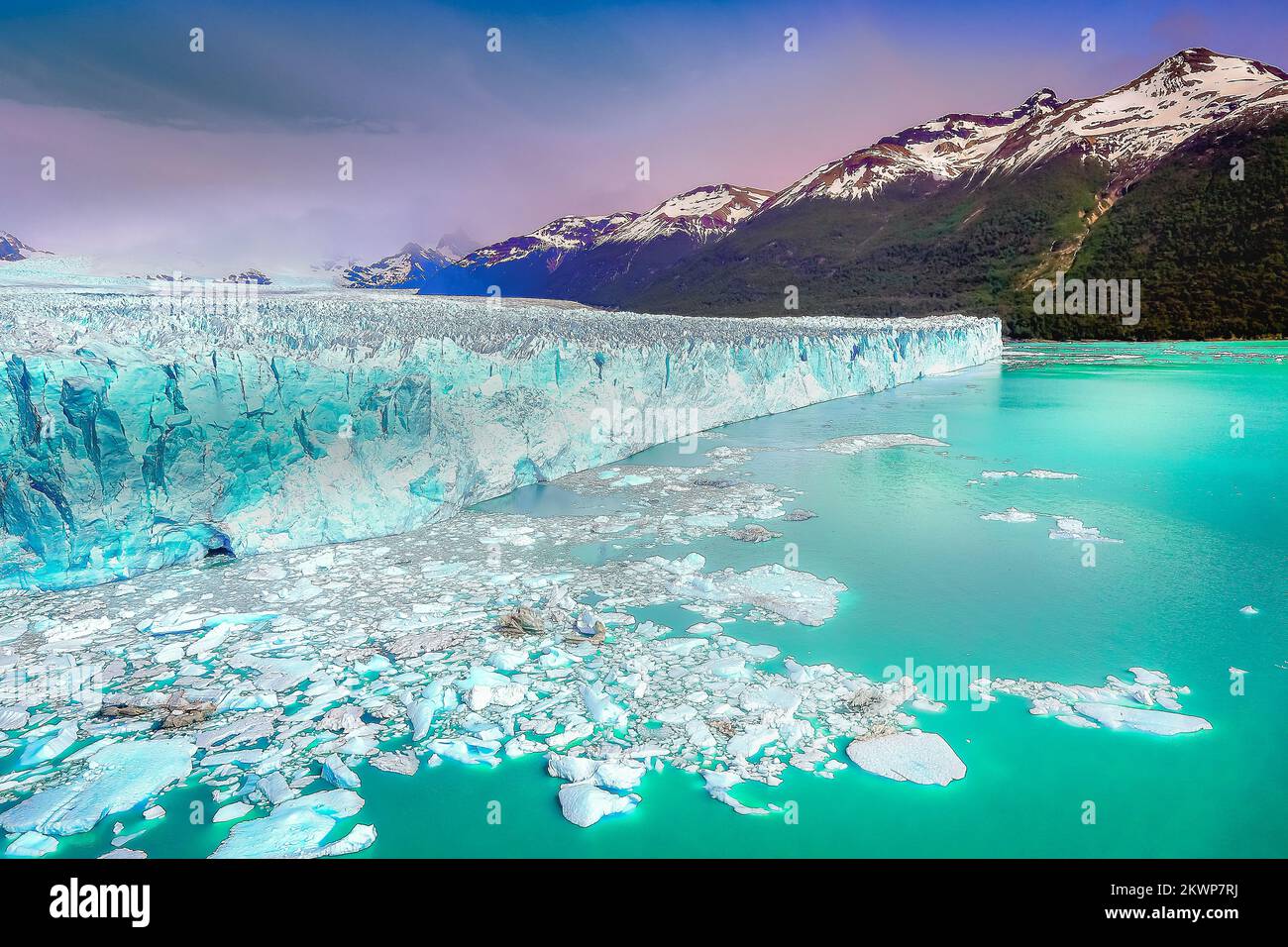 Dramatic Perito Moreno Glacier and lake, Lake Argentina, Patagonia, El ...
