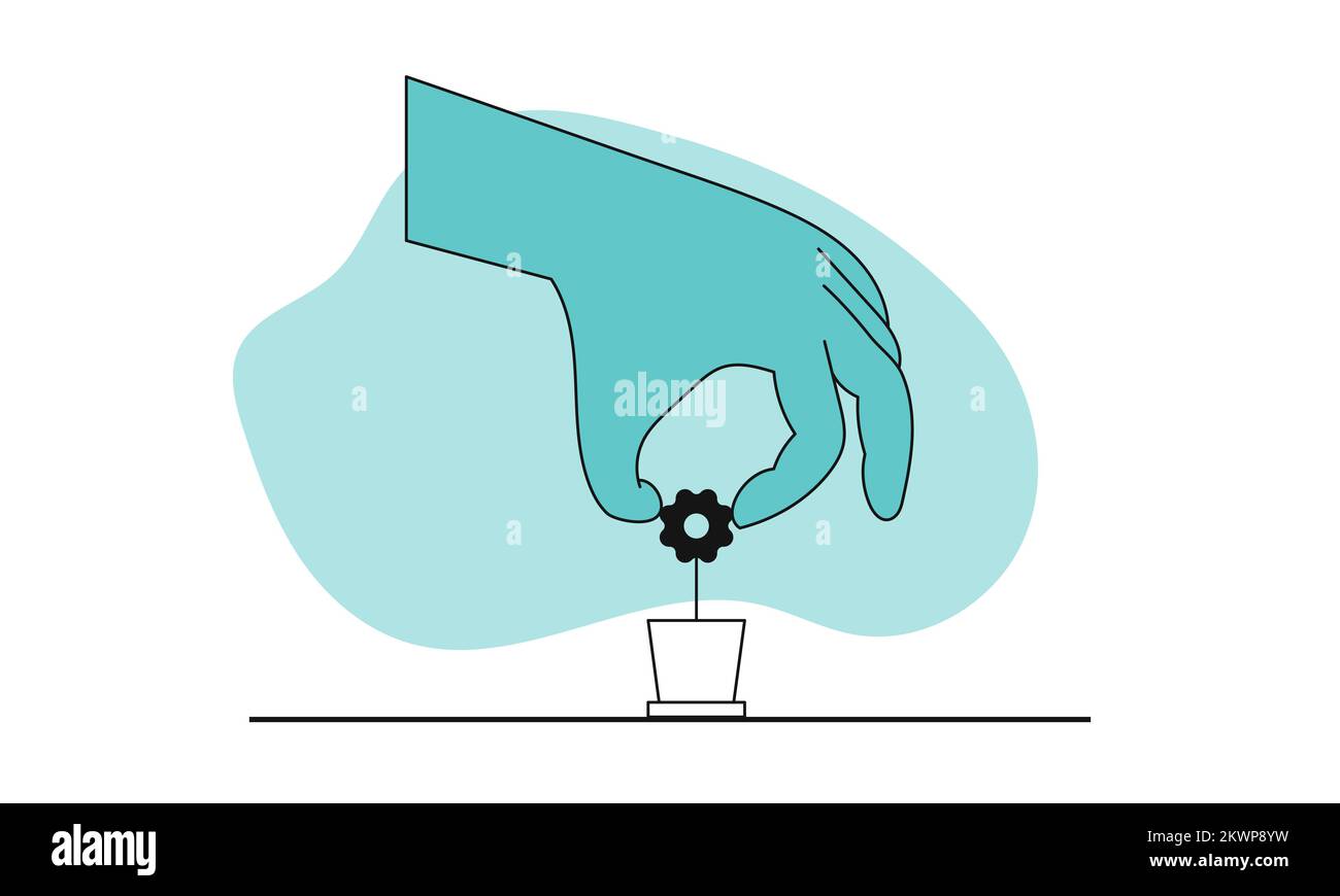 Startup project development vector illustration concept. Business ...