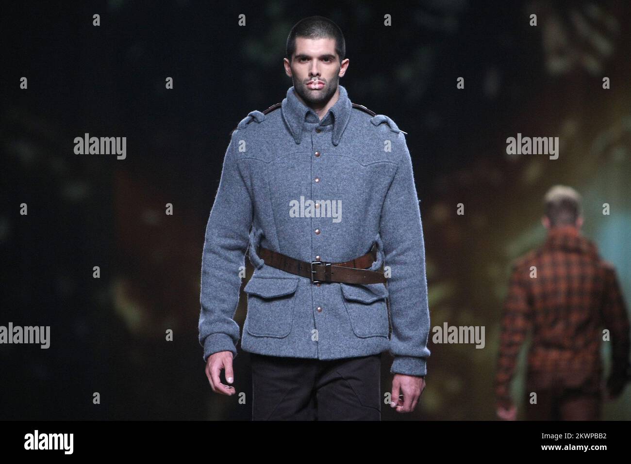 26.10.2013., Zagreb, Croatia - Schwarzkopf Cro A Porter. A model ...