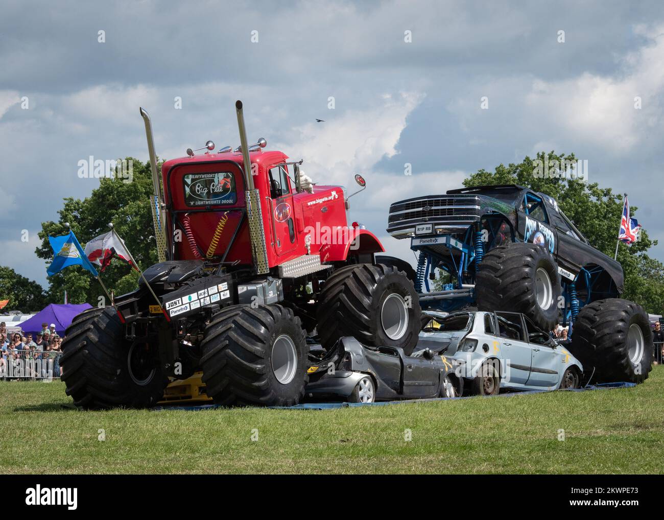 Big Pete Monster Trucks Stock Photo - Alamy