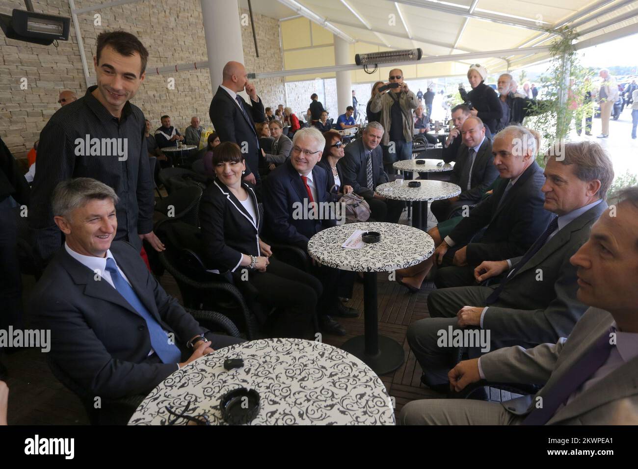 09.11.2013., Zadar, Croatia - Croatian president Ivo Josipovic visited ...