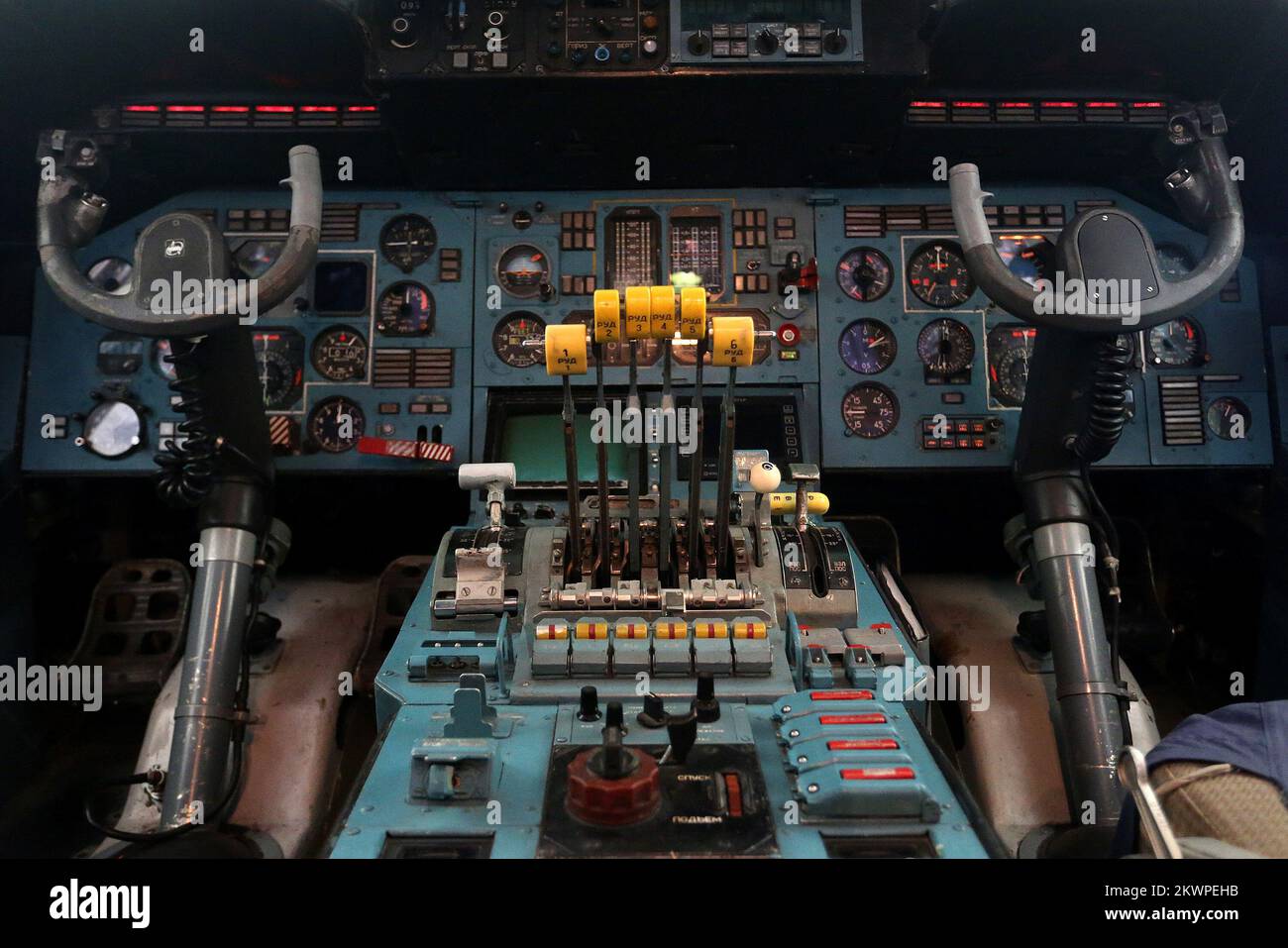 09.11.2013., Zagreb, Croatia - Interior and cockpit of the biggest ...