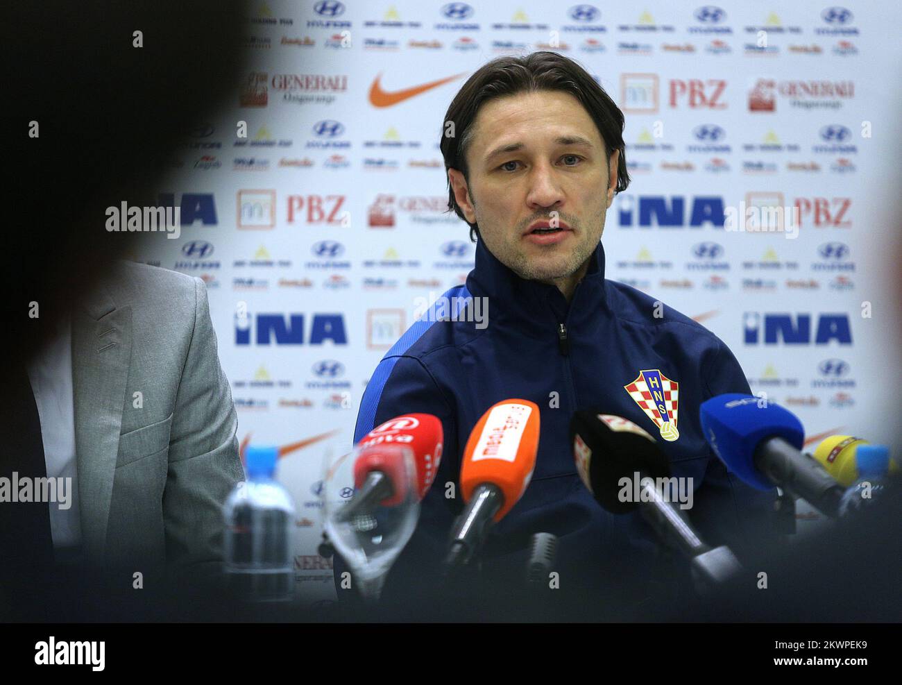 10.11.2013., Croatia, Zagreb -The Croatian national football team ...