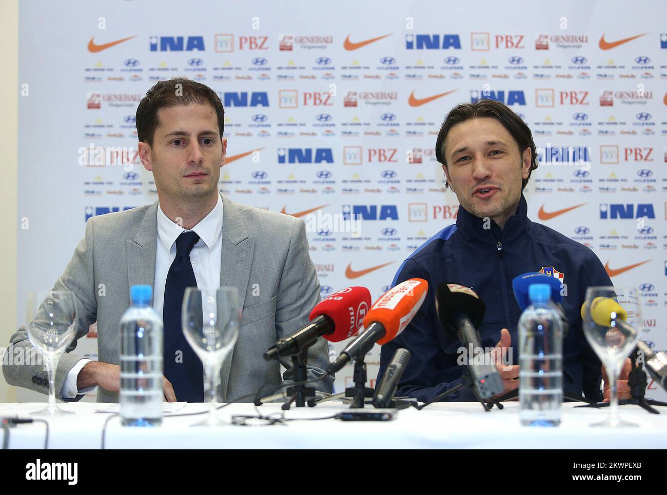 10.11.2013., Croatia, Zagreb -The Croatian national football team ...