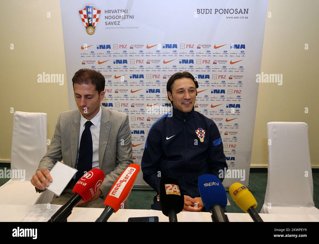 10.11.2013., Croatia, Zagreb -The Croatian national football team ...