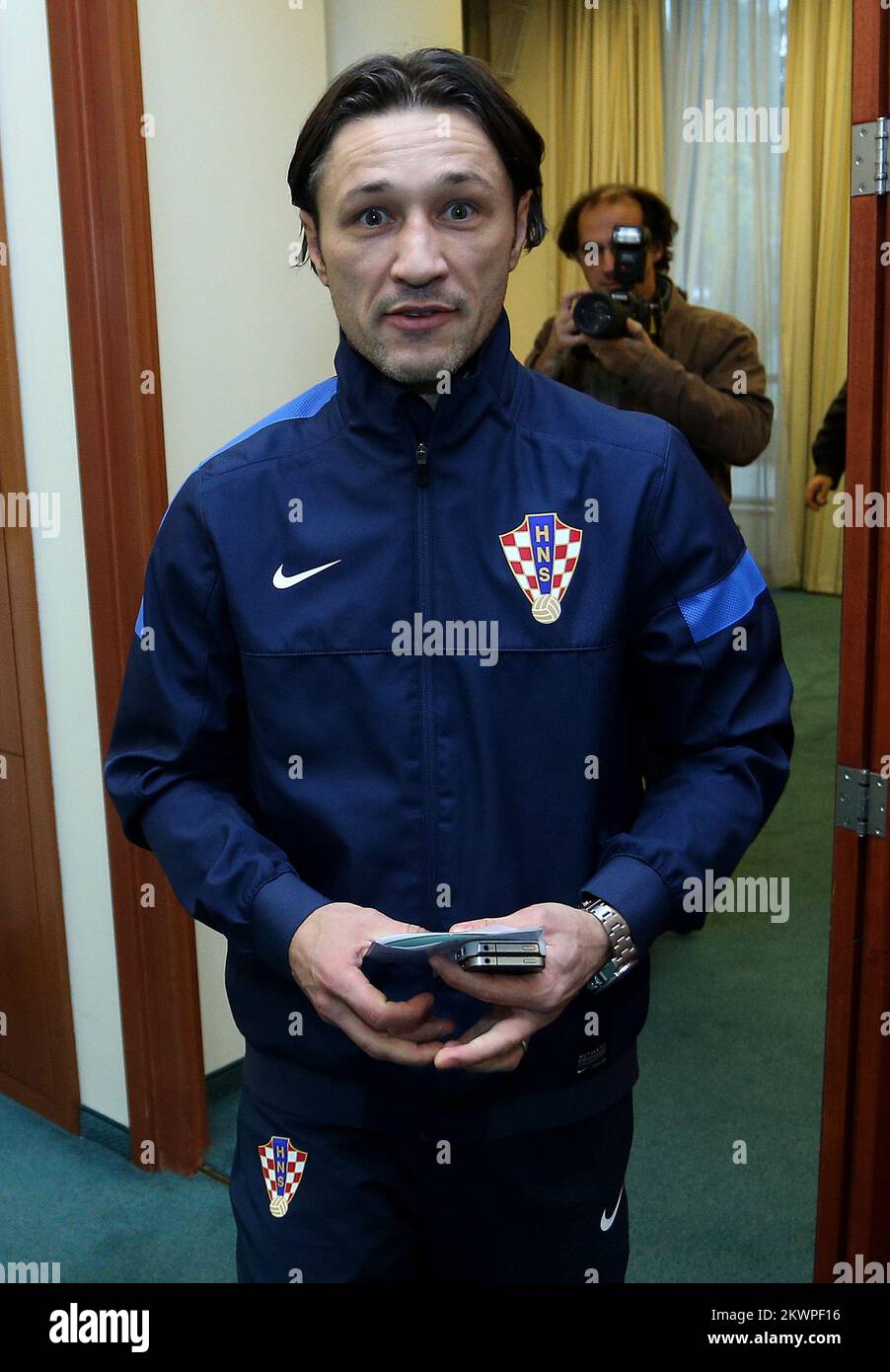 10.11.2013., Croatia, Zagreb -The Croatian national football team ...