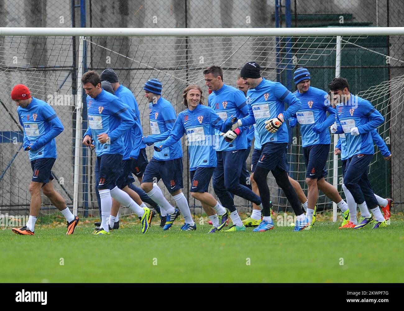 11.11.2013., Maksimir stadium, Zagreb, Croatia - Traning of Croatian ...