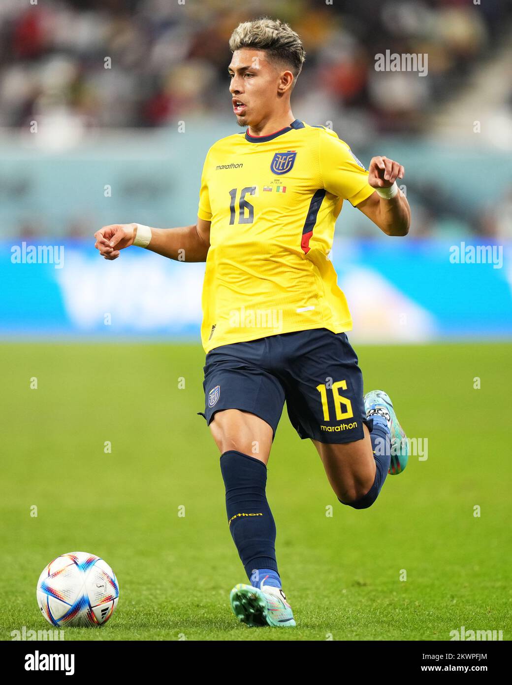 Doha, Qatar. Nov 29, 2022, Jeremy Sarmiento of Ecuador during the FIFA ...