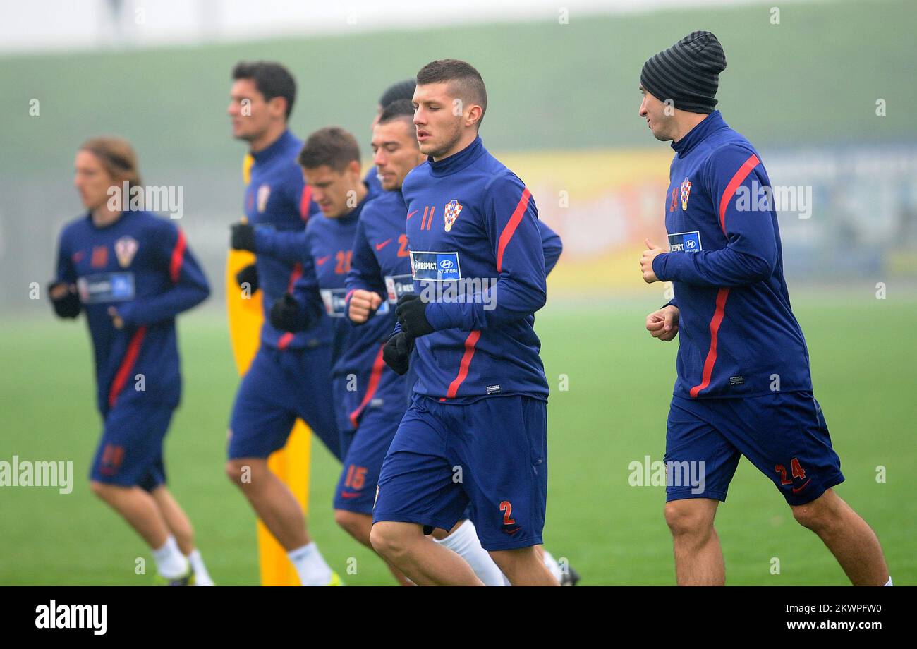 13.11.2013., Velika Gorica, Croatia - Training of Croatian football ...