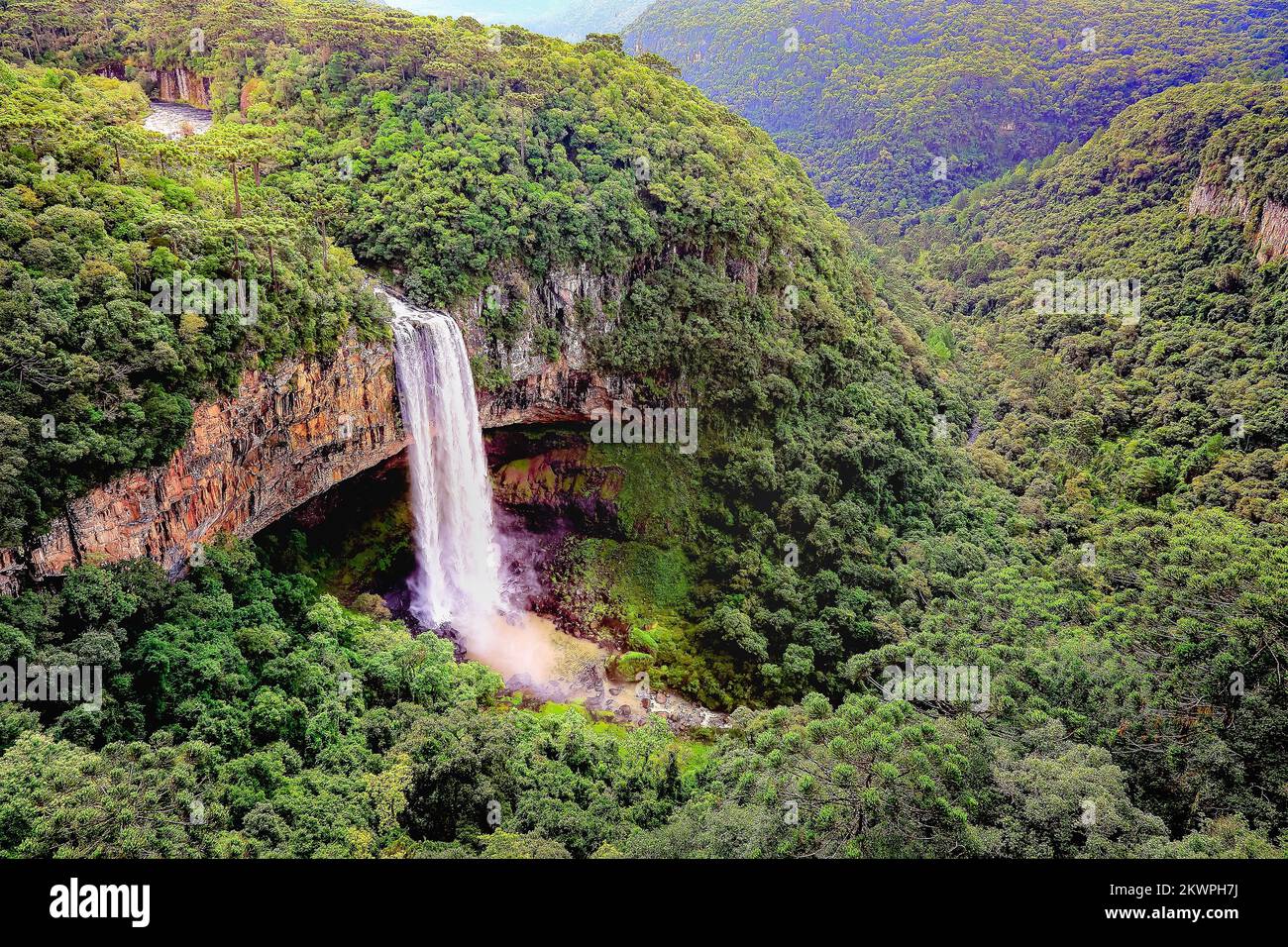 Caracol waterfall in Canela, Rio Grande do Sul, Brazil Stock Photo - Alamy