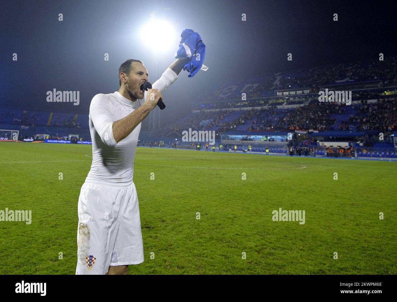 Josip Simunic after the match. Photo: Marko Lukunic/PIXSELL Stock Photo ...