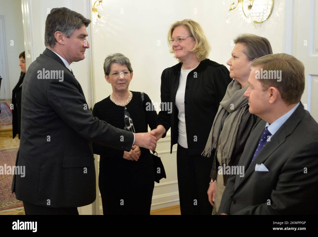 09.12.2013., Zagreb, Croatia - Croatian prime minister Zoran Milanovic ...