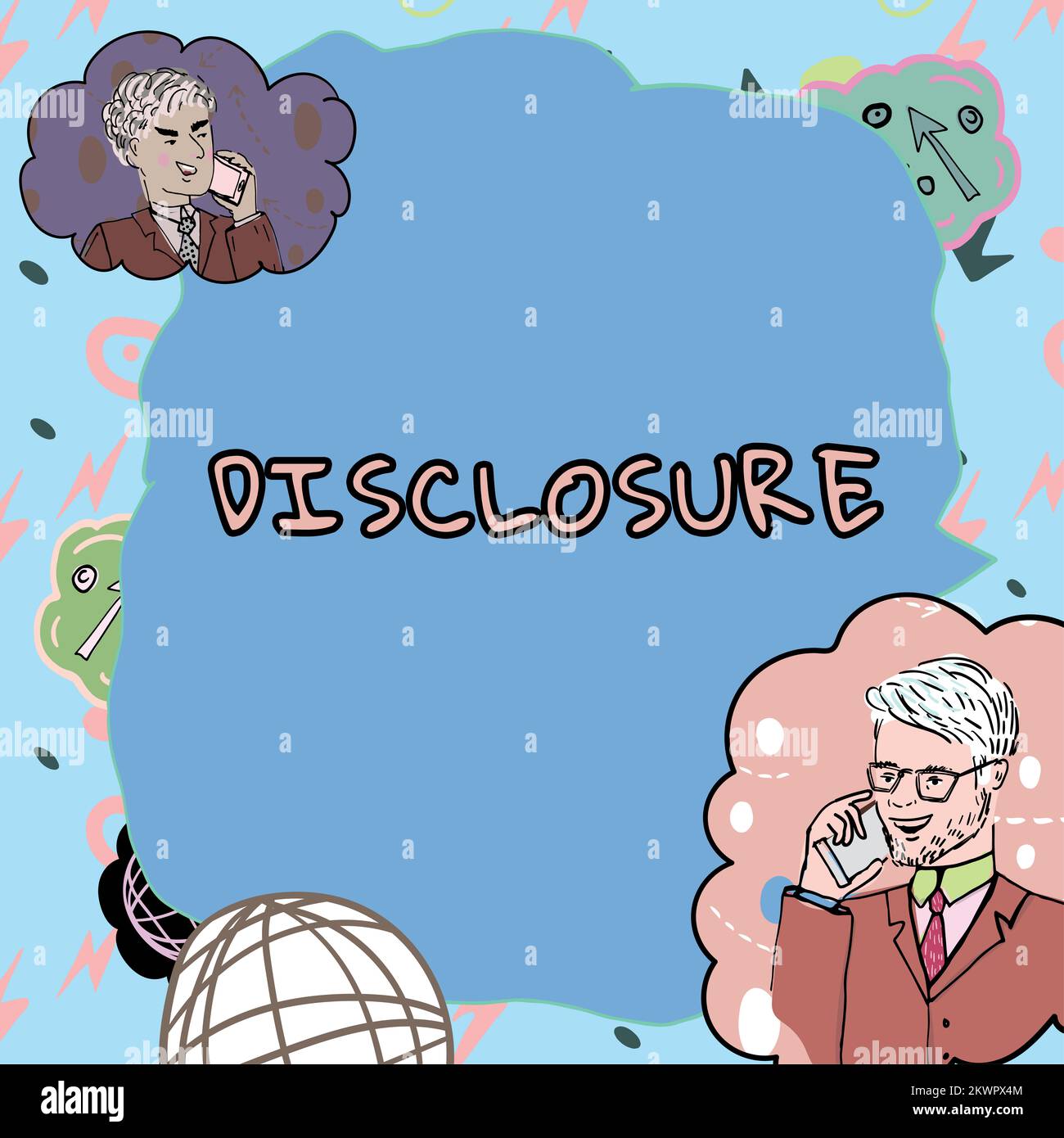 Conceptual caption Disclosure. Word Written on The action of making New ...