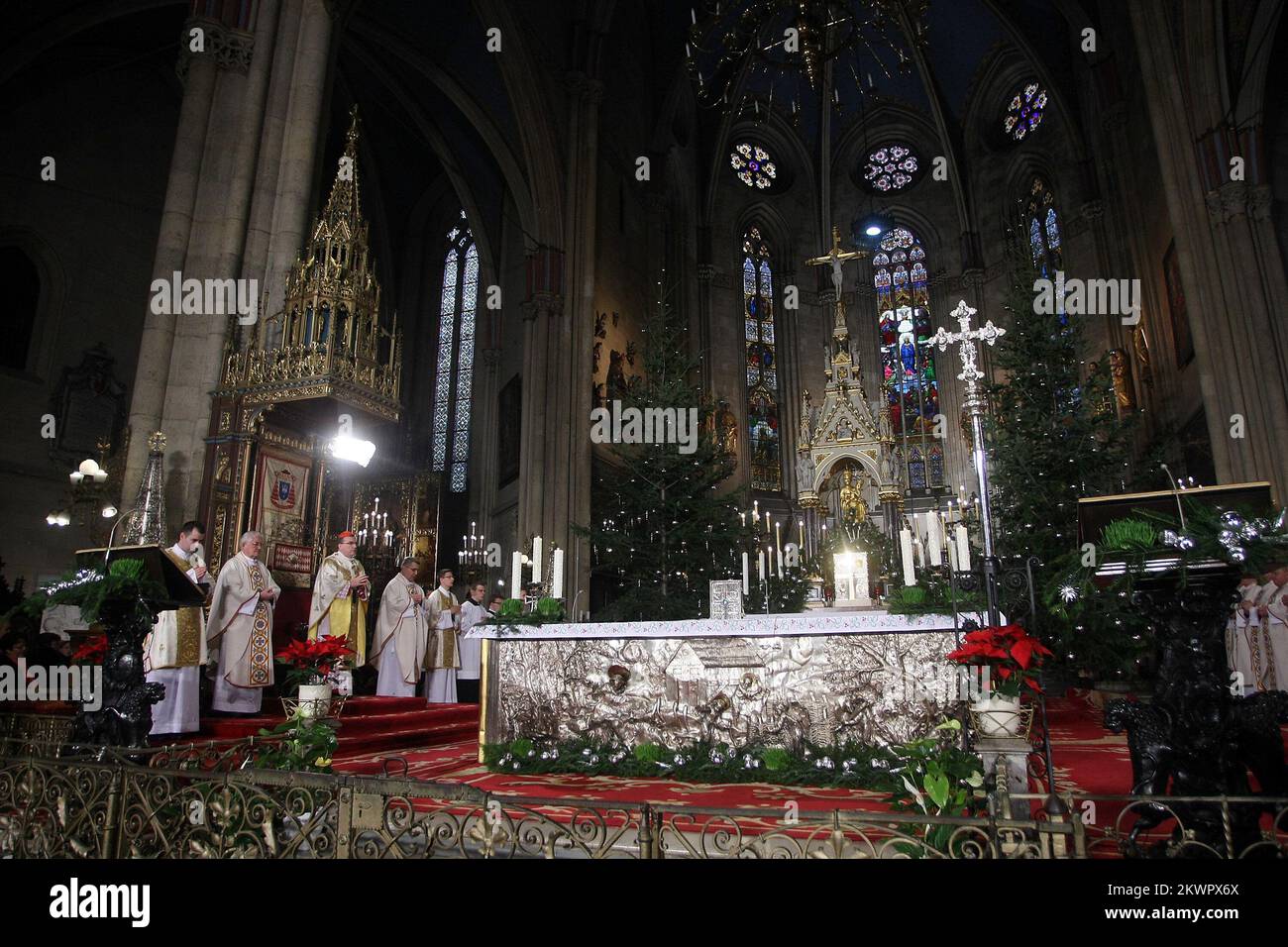 25.12.2013., Zagreb, Croatia - The Archbishop of Zagreb, Cardinal Josip ...