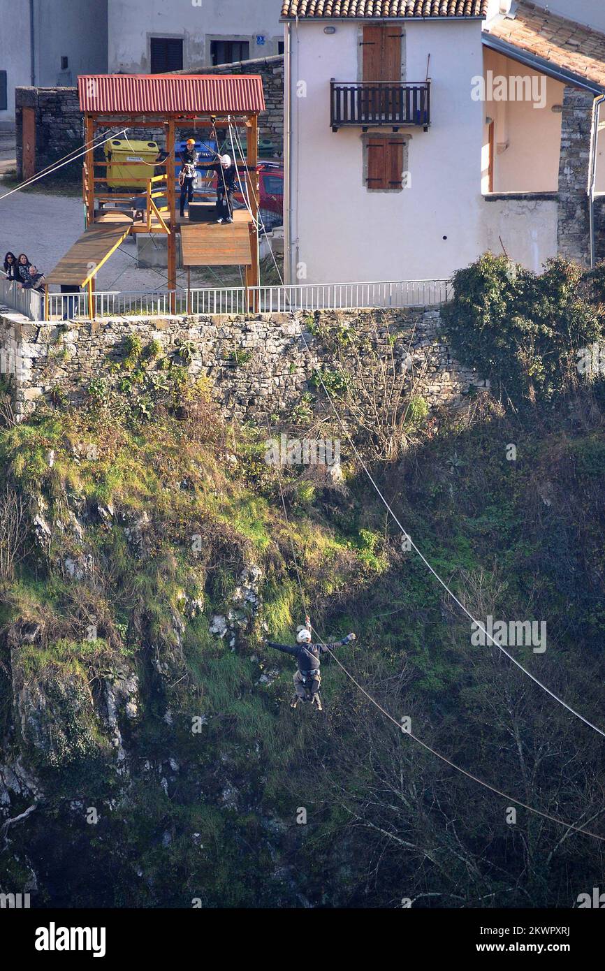 Zip line pazin hi-res stock photography and images - Alamy