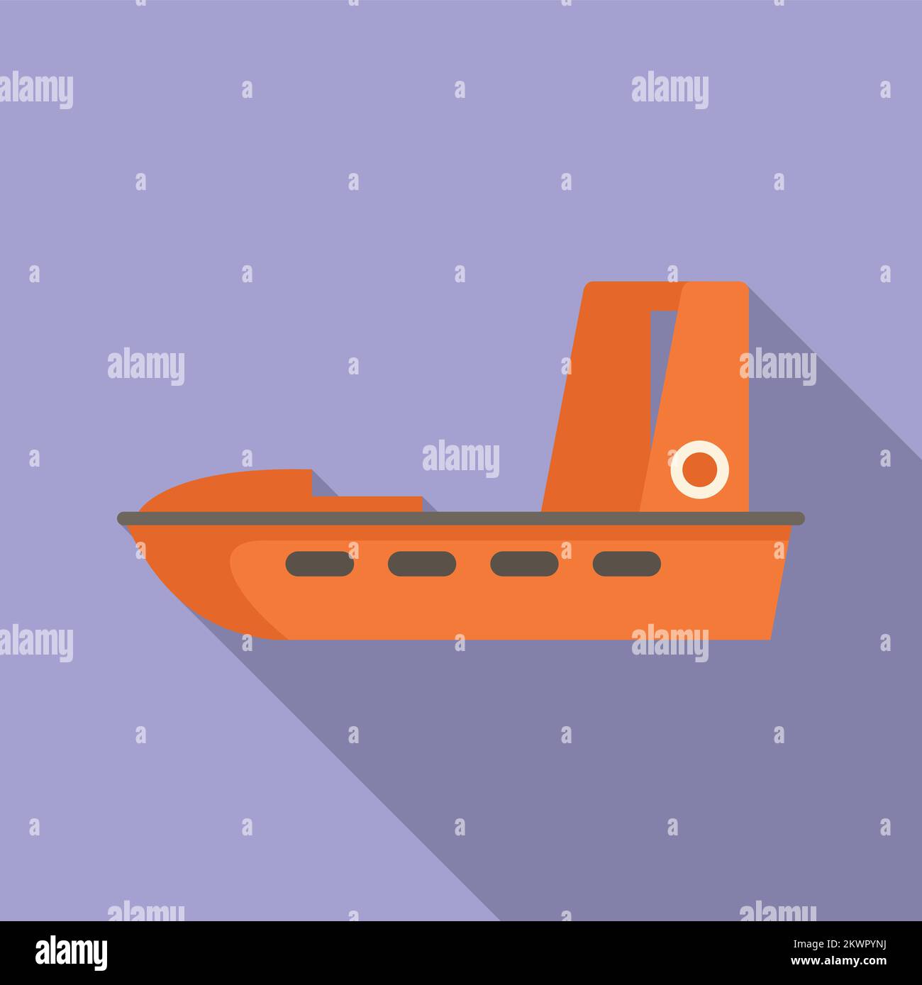 Flood rescue boat Stock Vector Images - Alamy