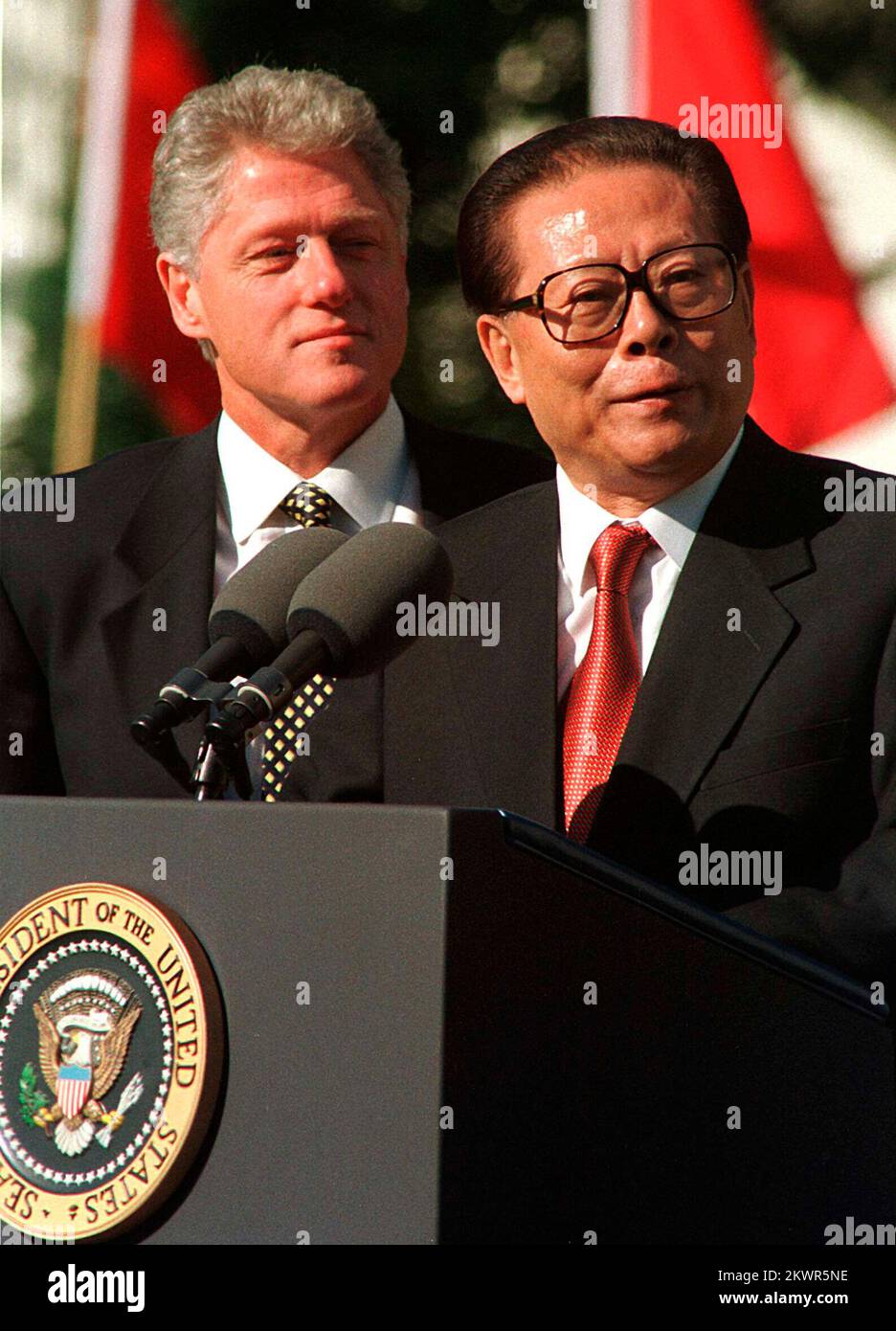 Zemin clinton hi-res stock photography and images - Alamy