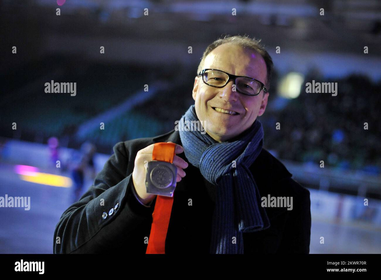 03.02.2014., Ljubljana, Slovenia - Jure Franko won a silver medal in ...