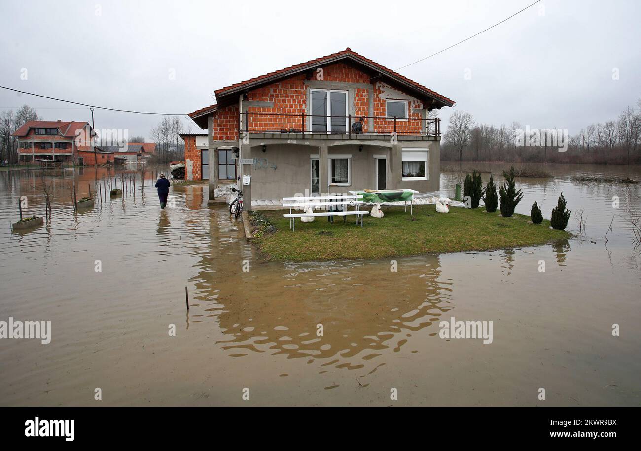 18.02.2014., Croatia, Cicka Poljana - Residents and members of the ...