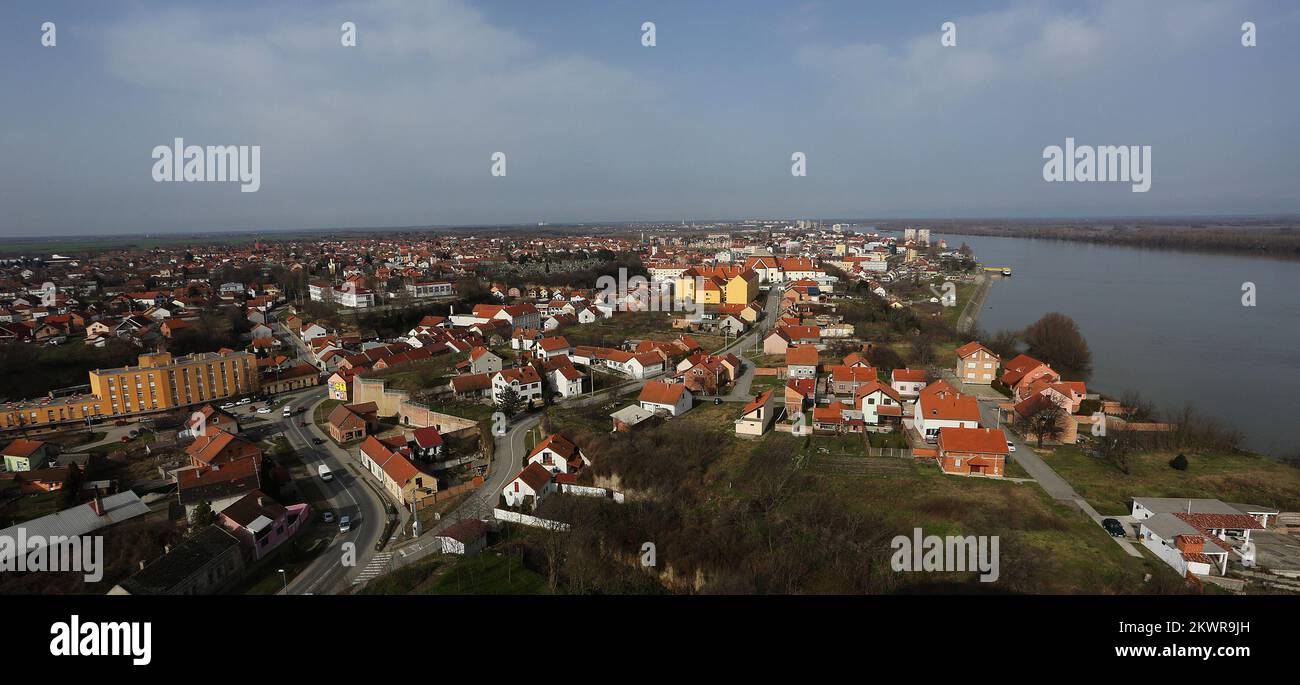 17.02.2014., Vukovar, Croatia - Vukovar water tower is one of the most ...
