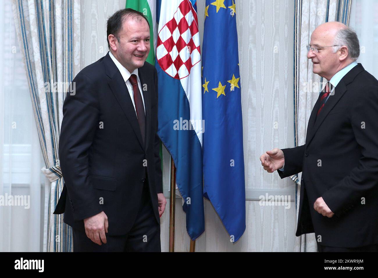 17.02.2014., Zagreb, Croatia - Speaker of the Parliament of the ...