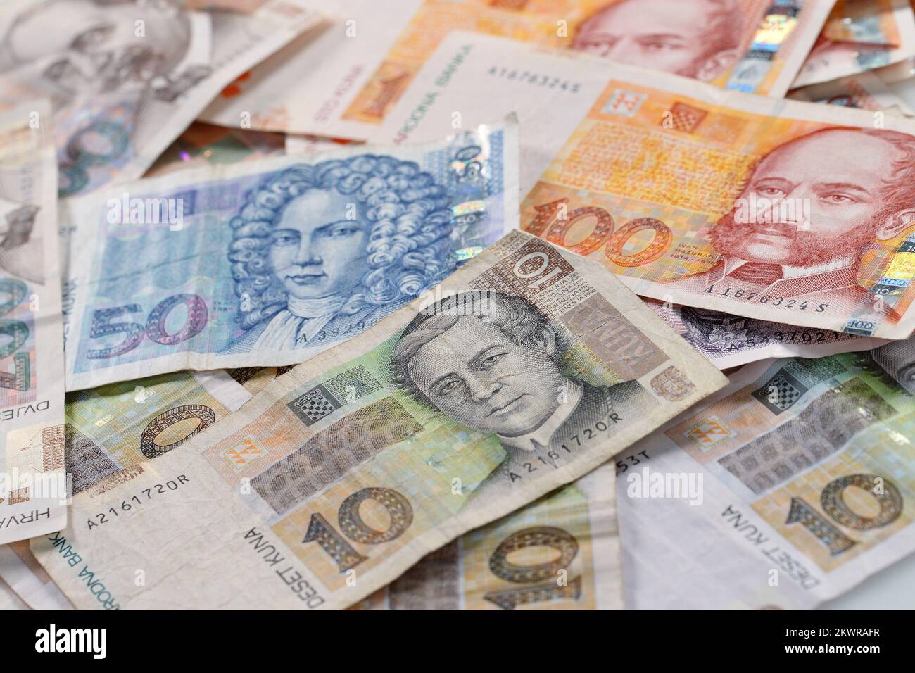 01.03.2014., Zagreb, Croatia - Illustration of Croatian kuna. The kuna ...
