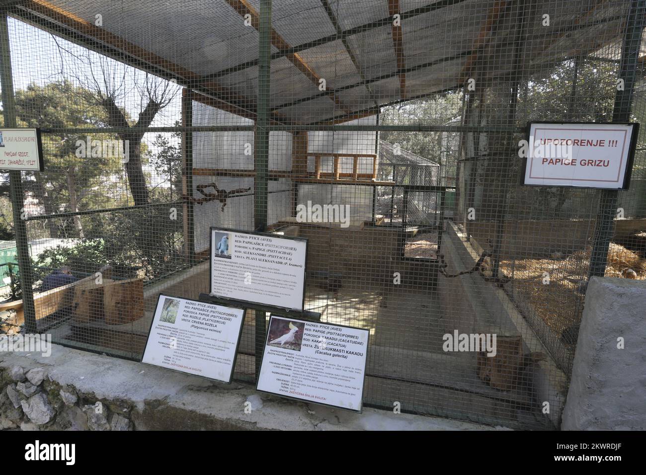 17.03.2014., Split, Croatia - Split zoo is set to close after ...