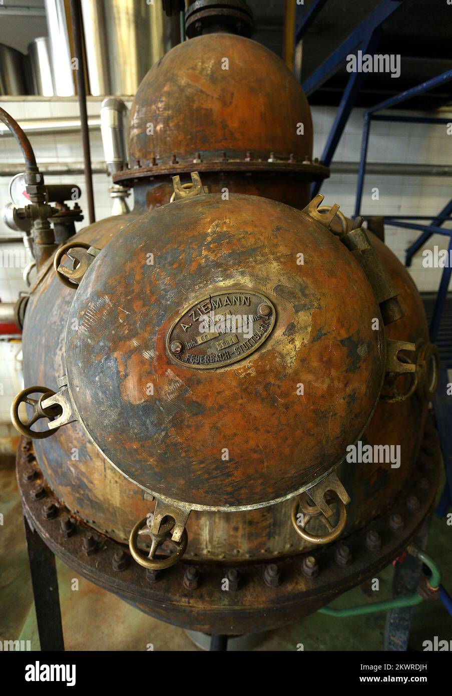 07.03.2014., Croatia, Zagreb - In Badel alcoholic liquor Pelinkovac is ...