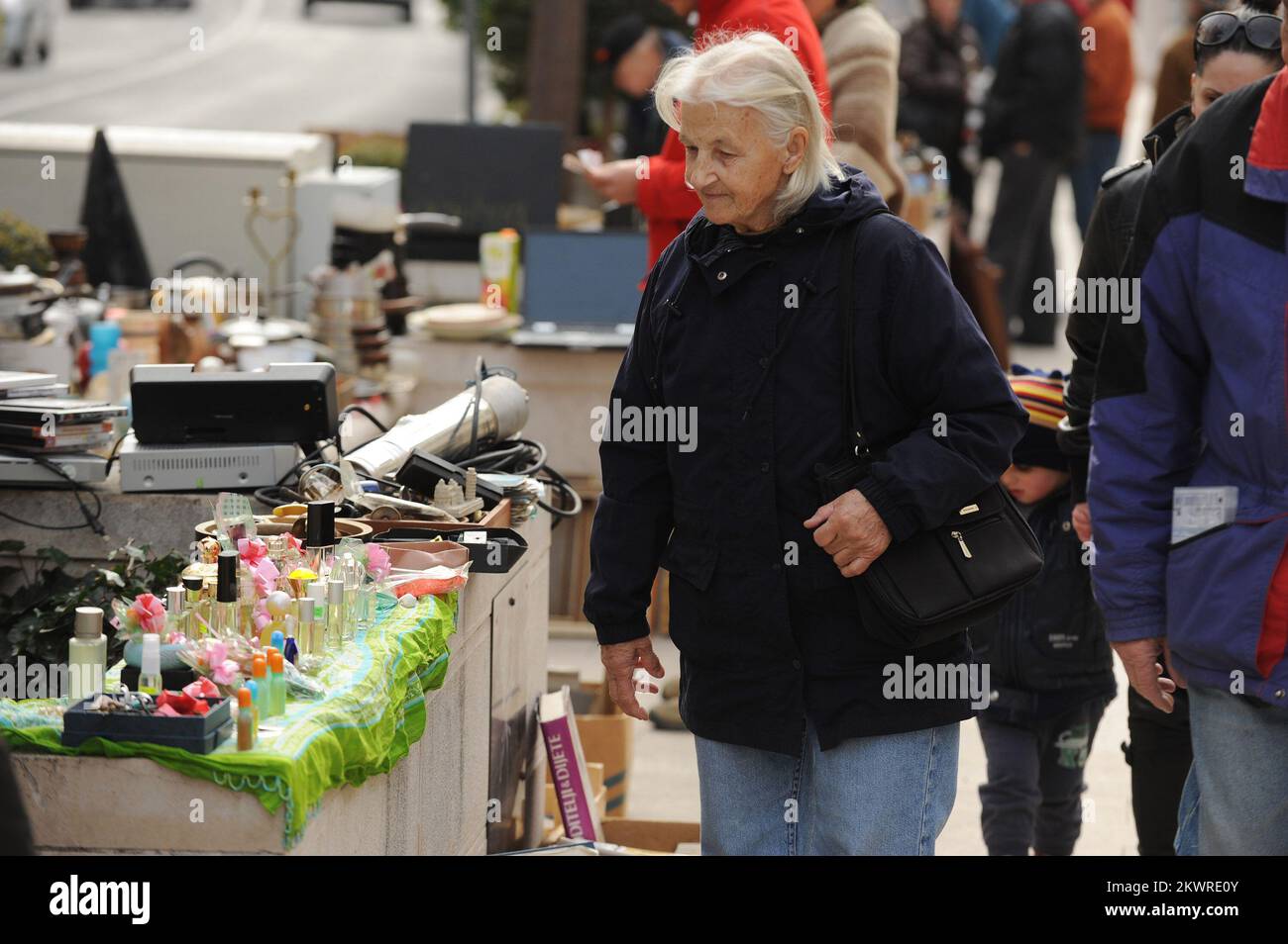 08.03.2014., Sibenik, Croatia - Many citizens arrived on the ...