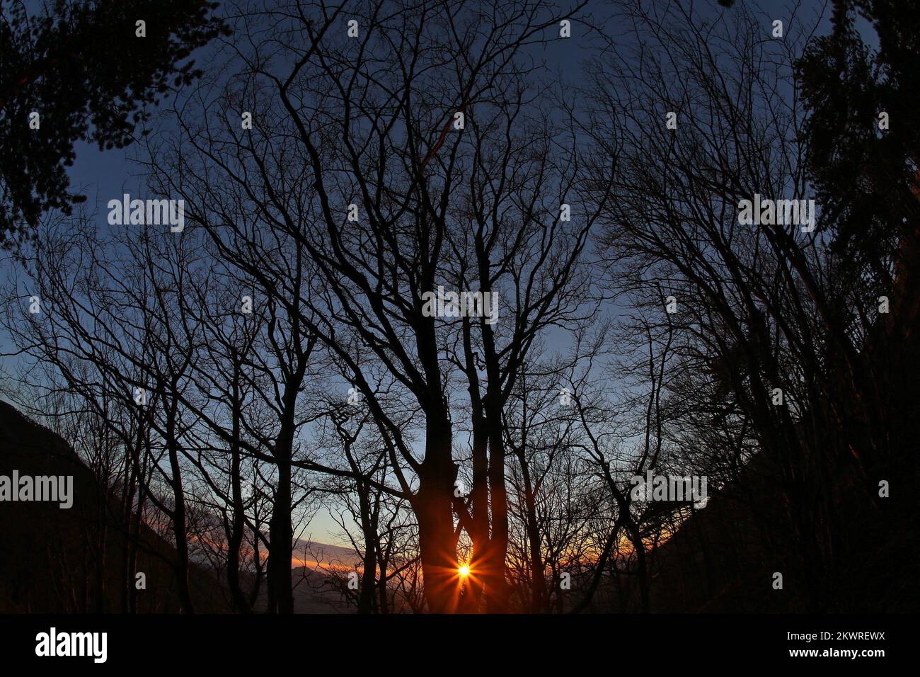 16.03.2014., Croatia, Southern Velebit - Melting snow on the southern ...