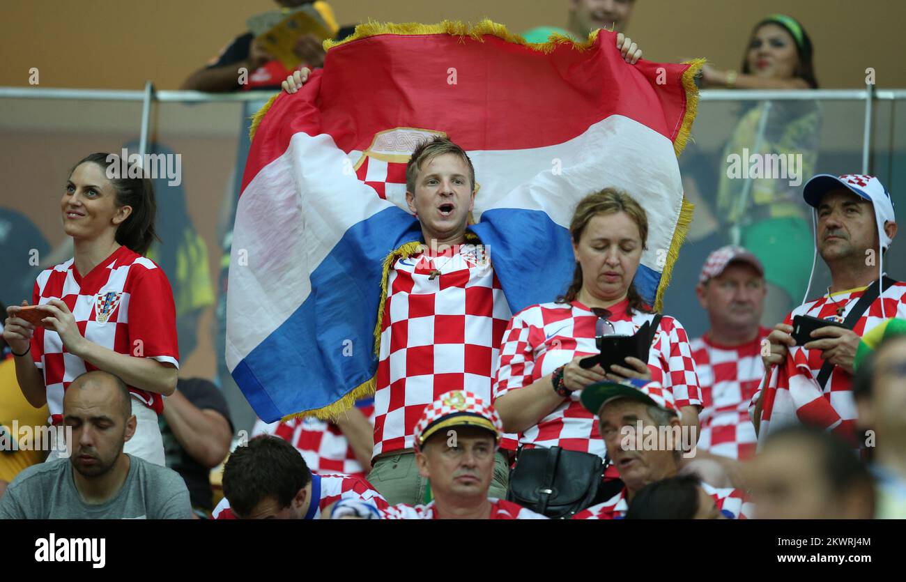 2014 FIFA World Cup group A game against Cameroon and Croatia. Croatian ...