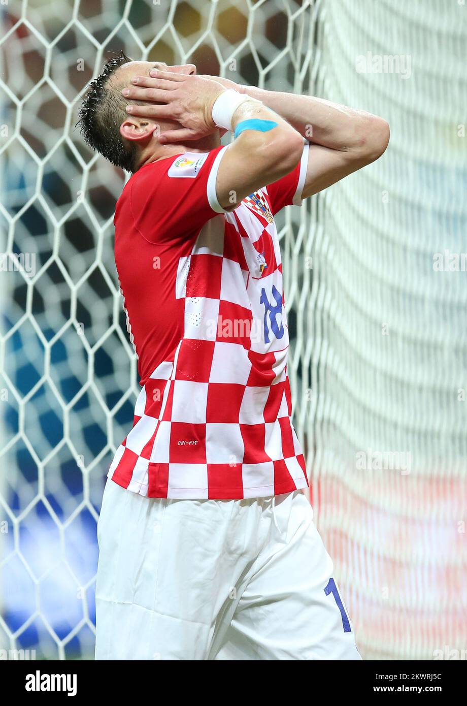 2014 FIFA World Cup group A game against Cameroon and Croatia. Ivica ...