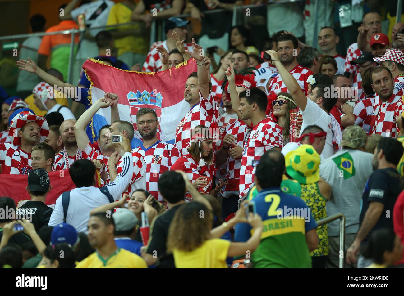 2014 FIFA World Cup group A game against Cameroon and Croatia. Croatian ...