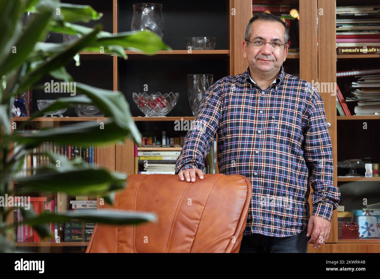 Dr. Darko Chudy in the family home in Velika Gorica Stock Photo - Alamy