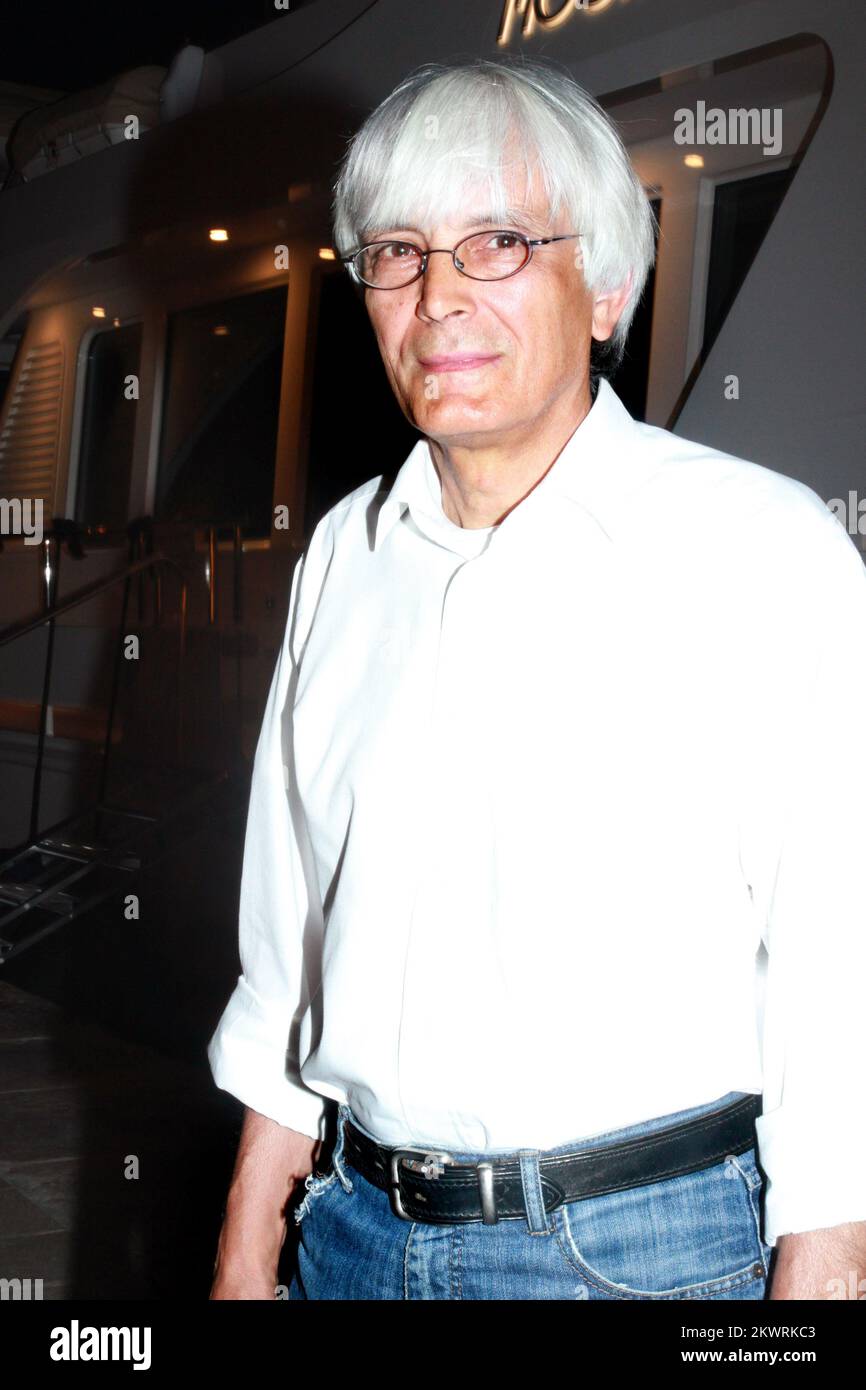 Ivo Drazic, Bernie Ecclestone's lookalike, seen out and about in Trogir ...