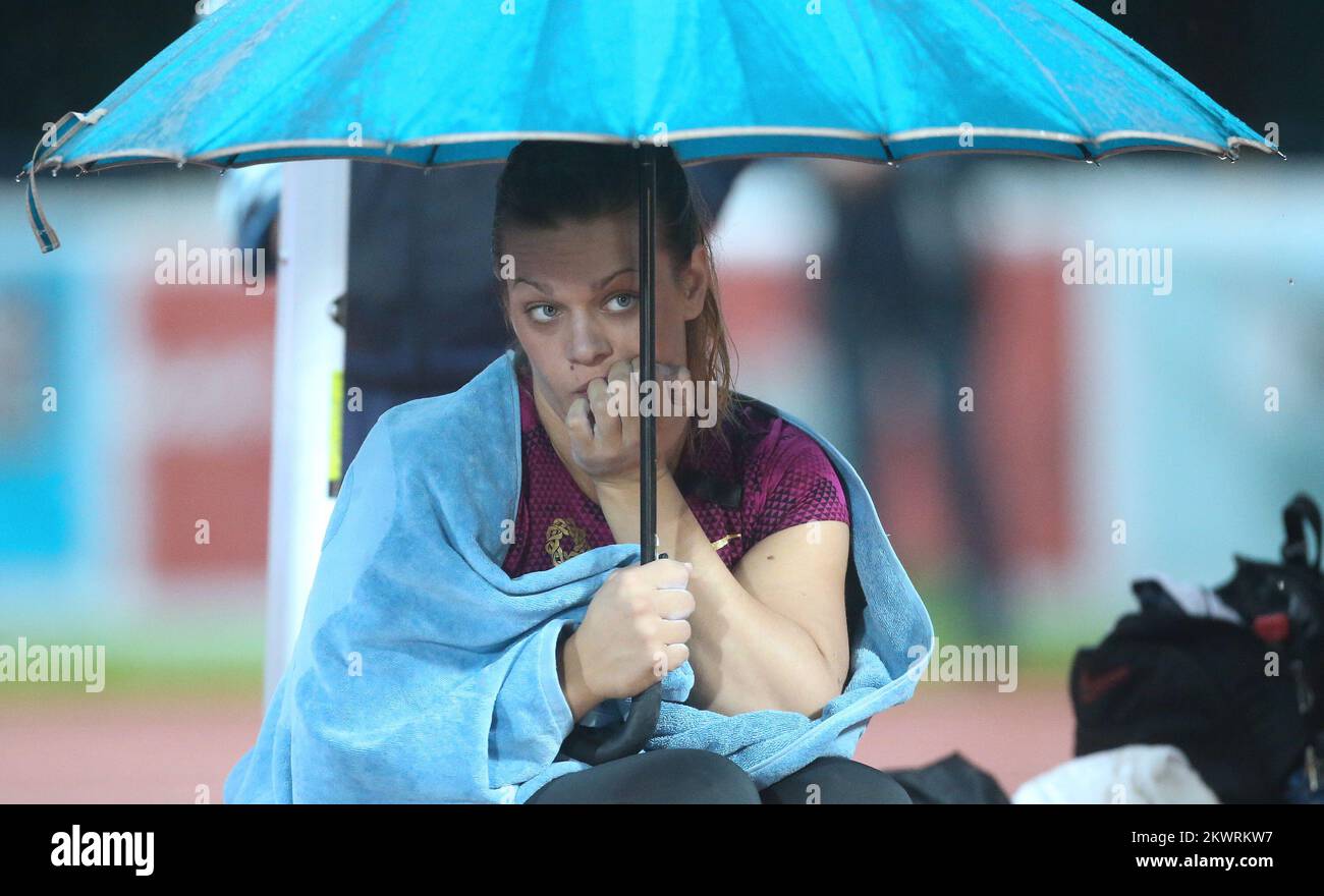 Discus throw women, Sandra Perkovic during the IAAF World Challenge ...