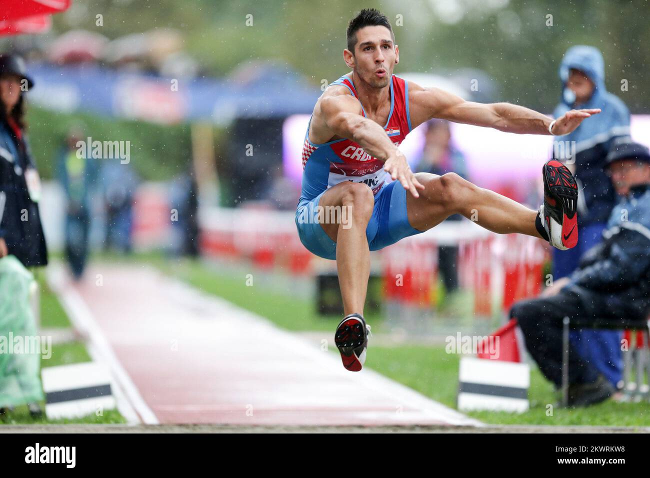 Long jump men during the IAAF World Challenge Zagreb, 64th Boris ...