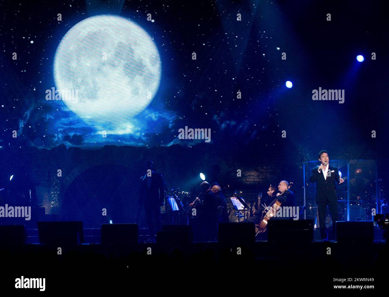 Carlos Marin of operatic pop vocal group Il Divo performing live on ...