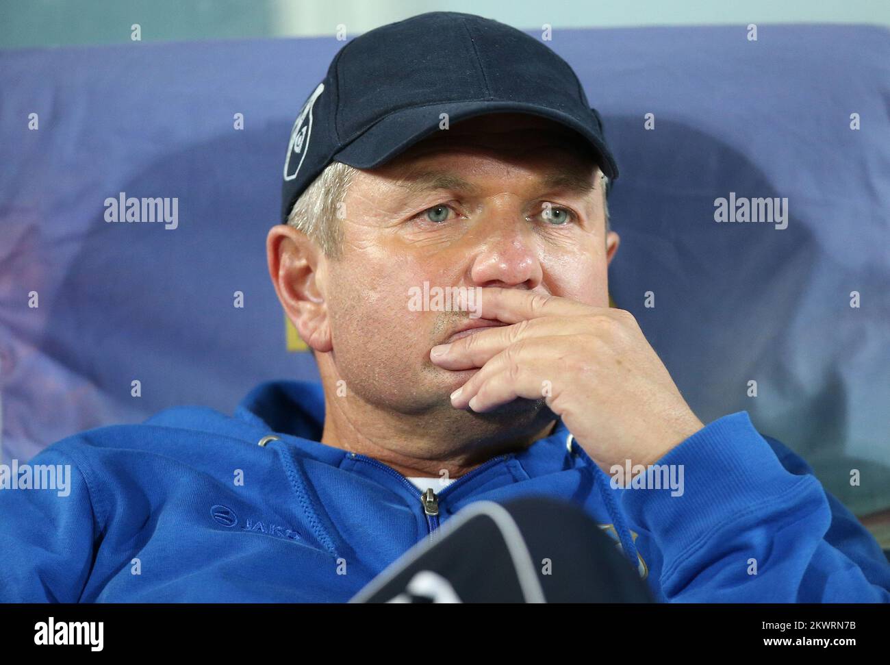 Matjaz Kek during the Europa League Group G game between HNK Rijeka and ...