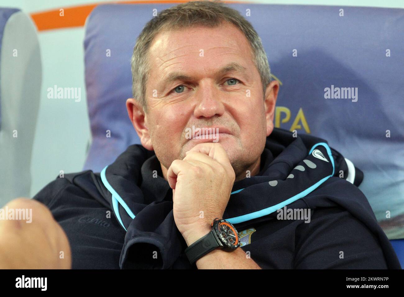 Matjaz Kek during the Europa League Group G game between HNK Rijeka and ...