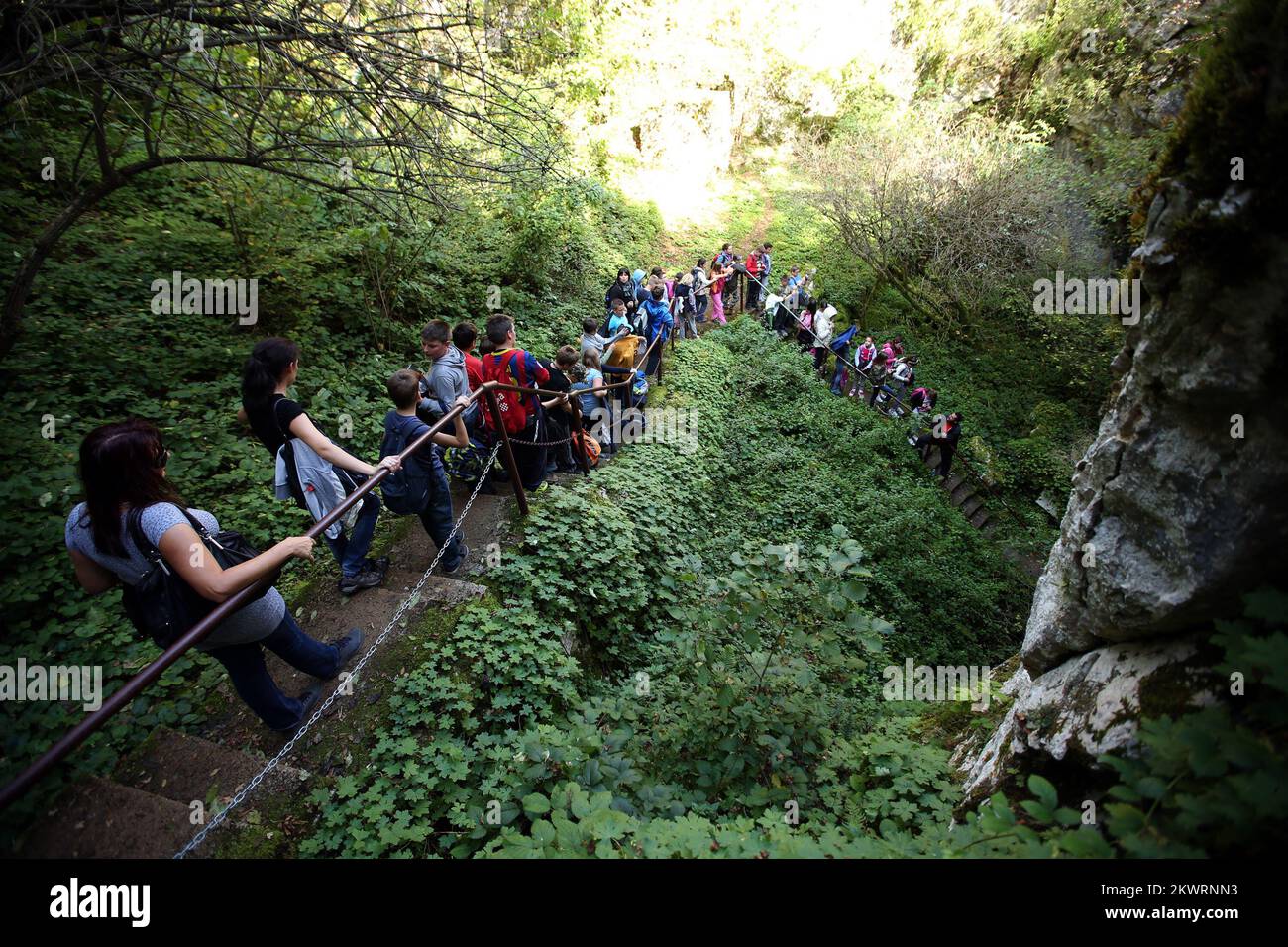 10.10.2014., Croatia, Perusic - Grabovaca cave is located 2.5 km from ...