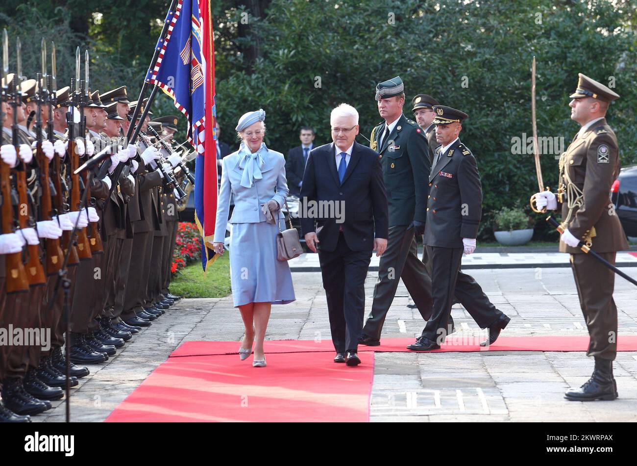 21.10.2014., Zagreb - Official visit to Croatia Queen Margrethe II and ...